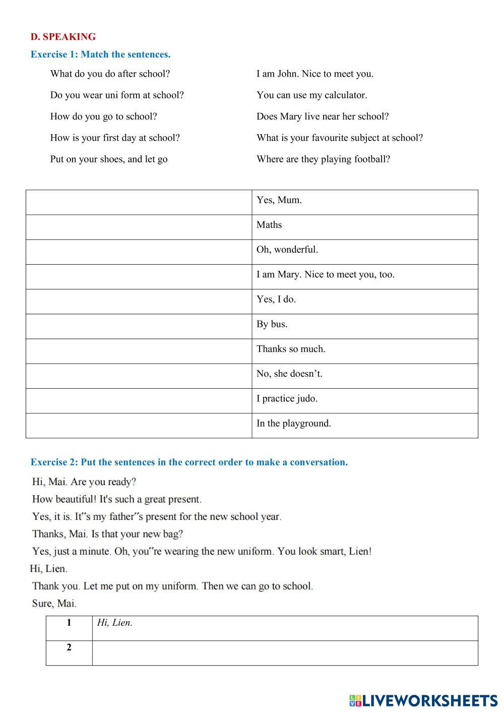 GRADE 6_REVISION _UNIT 1_GL | Live Worksheets