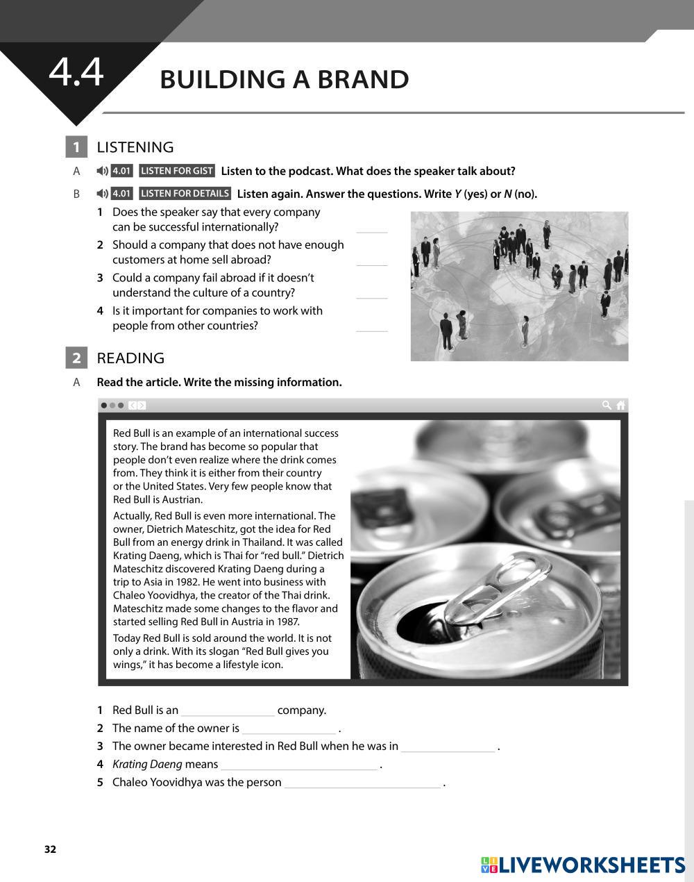EV. 4 UNIT 4- D | Live Worksheets