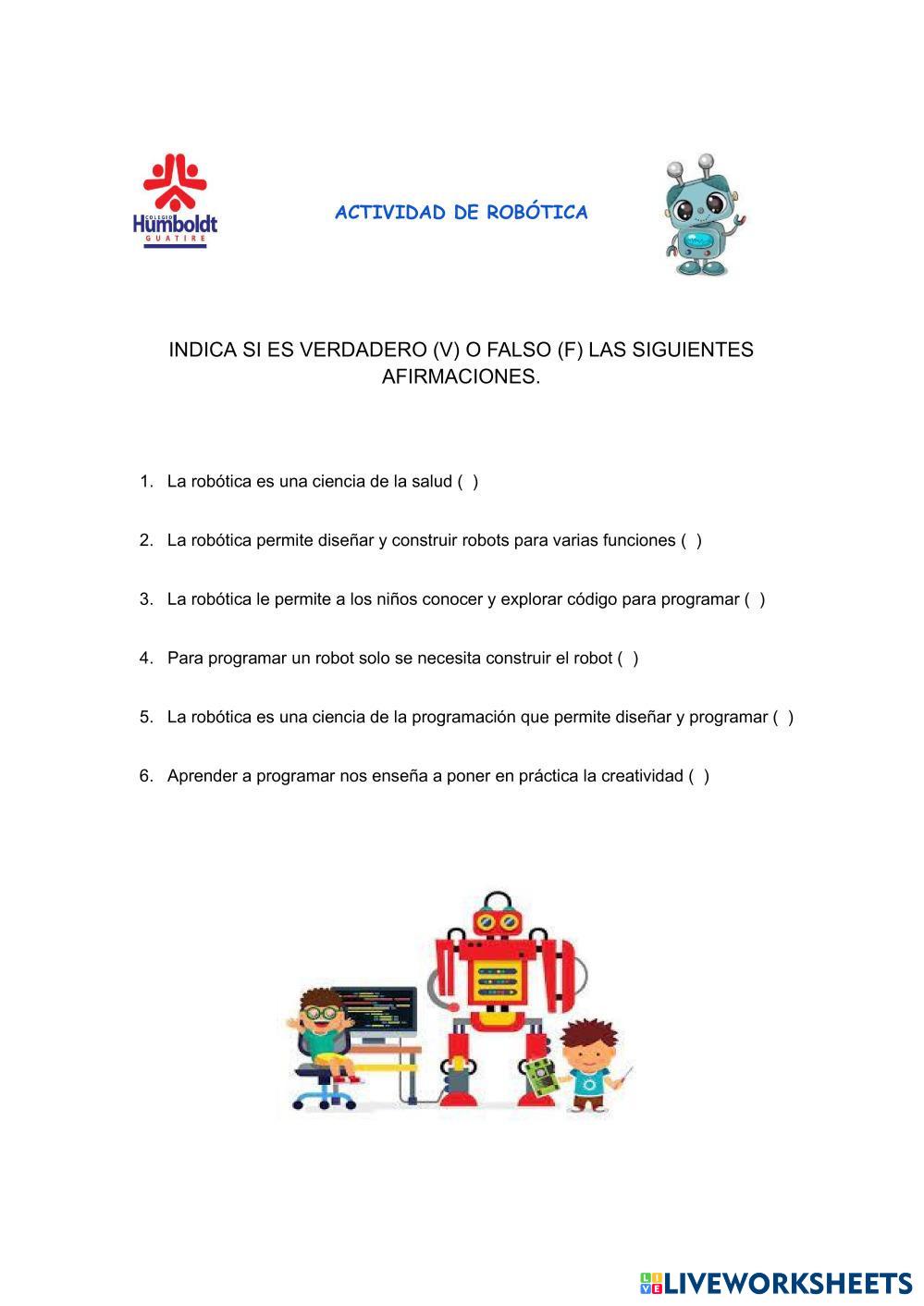 ACTIVIDAD DE RO… | Free Interactive Worksheets | 7465678