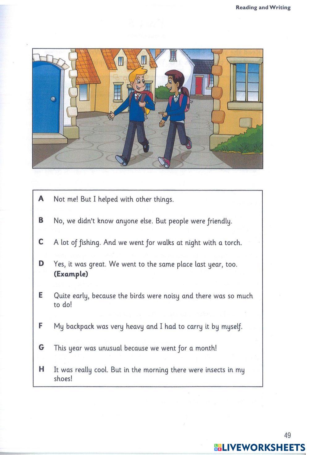 7469670 | Flyers 3 - Test 3 - Reading and Writing - Part