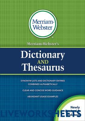 download [pdf] Merriam-Webster's Dictionary and Thesaurus, Newest ...