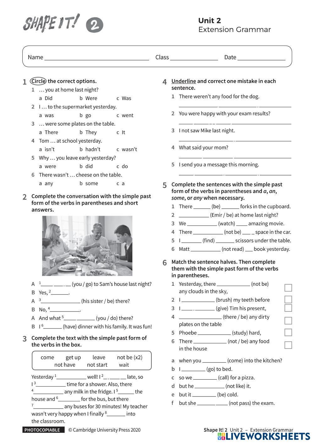 Shape it 2 unit… | Free Interactive Worksheets | 7110268