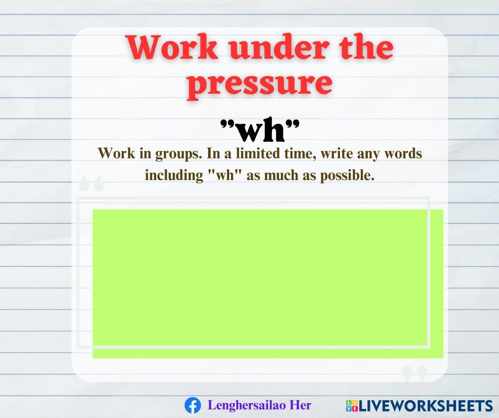 Work under the pressure 2944 | lengher Xaylao | Live
