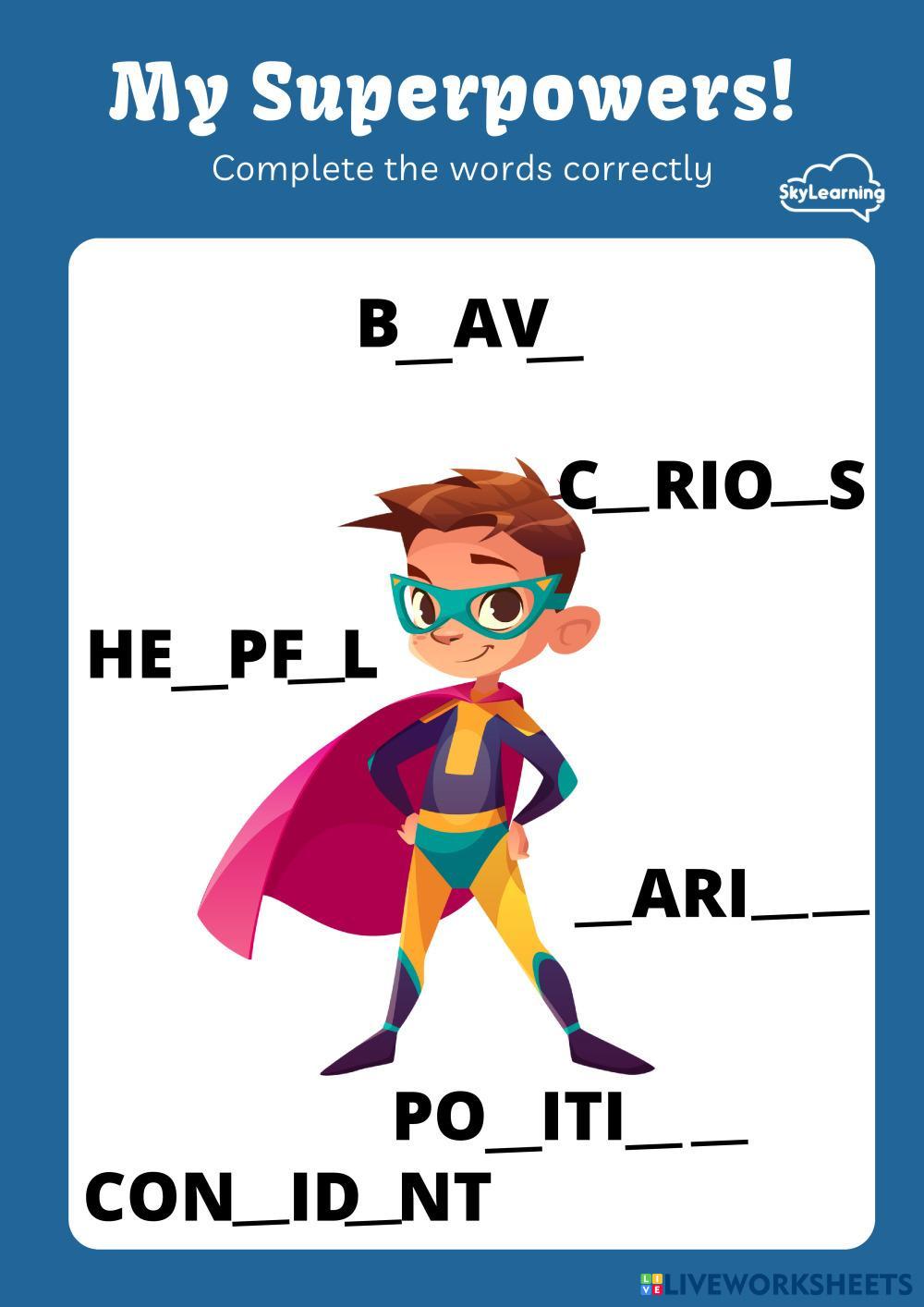 My Superpowers! 7114716 | Yalileth Revetti | Live