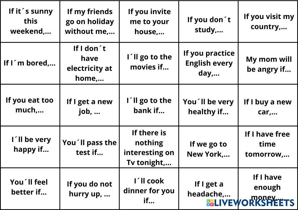 First Conditional | Live Worksheets