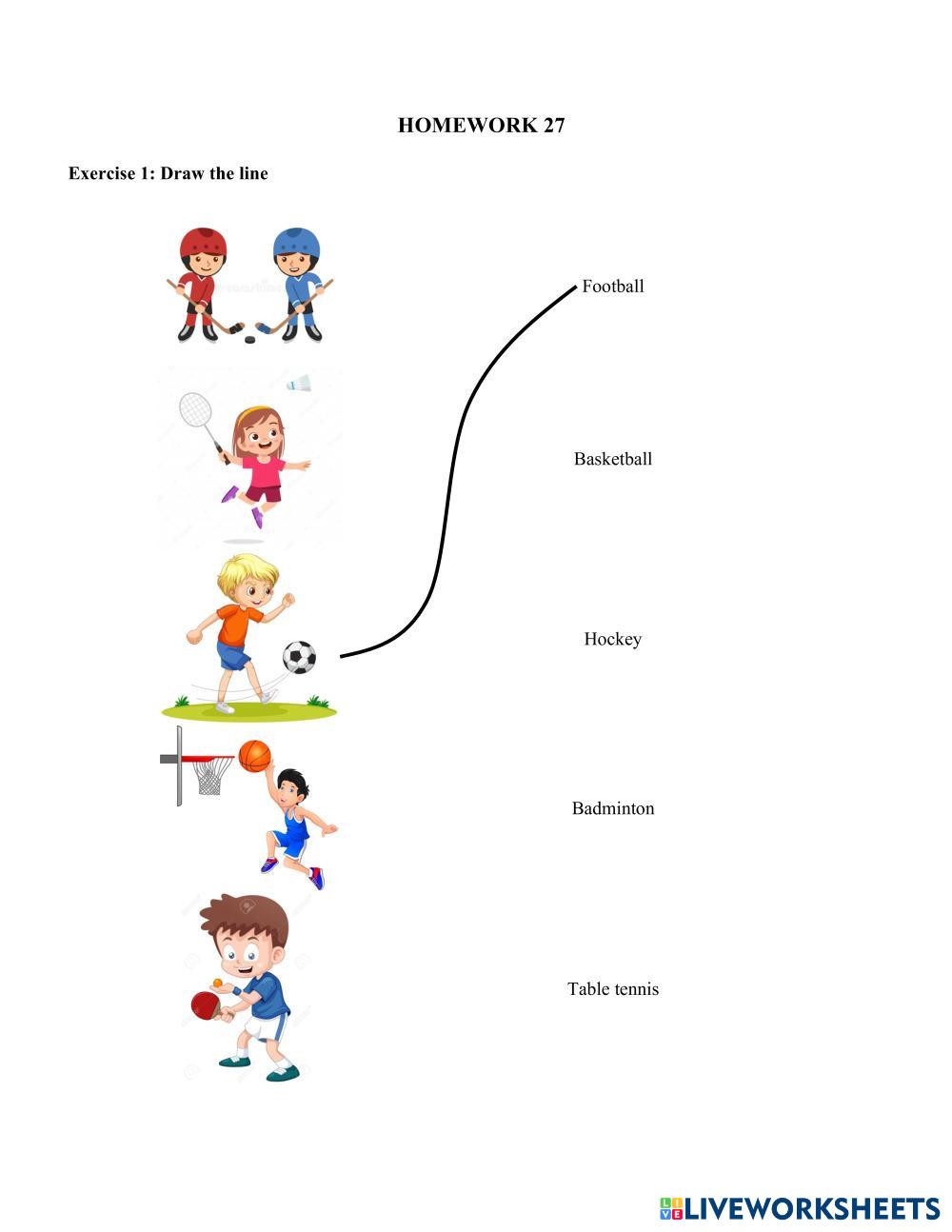 HOMEWORK | Live Worksheets