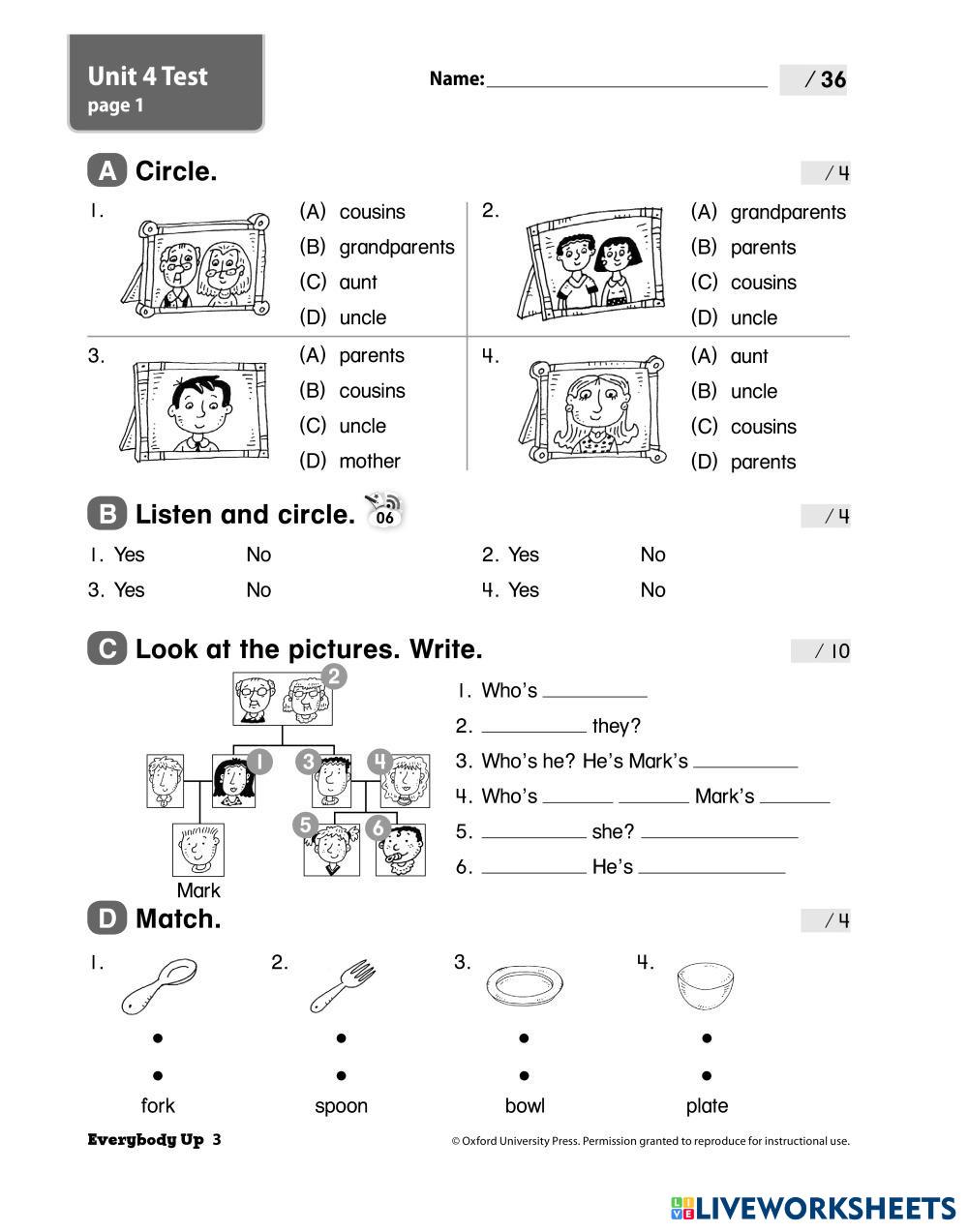 up 3-unit 4 | Live Worksheets