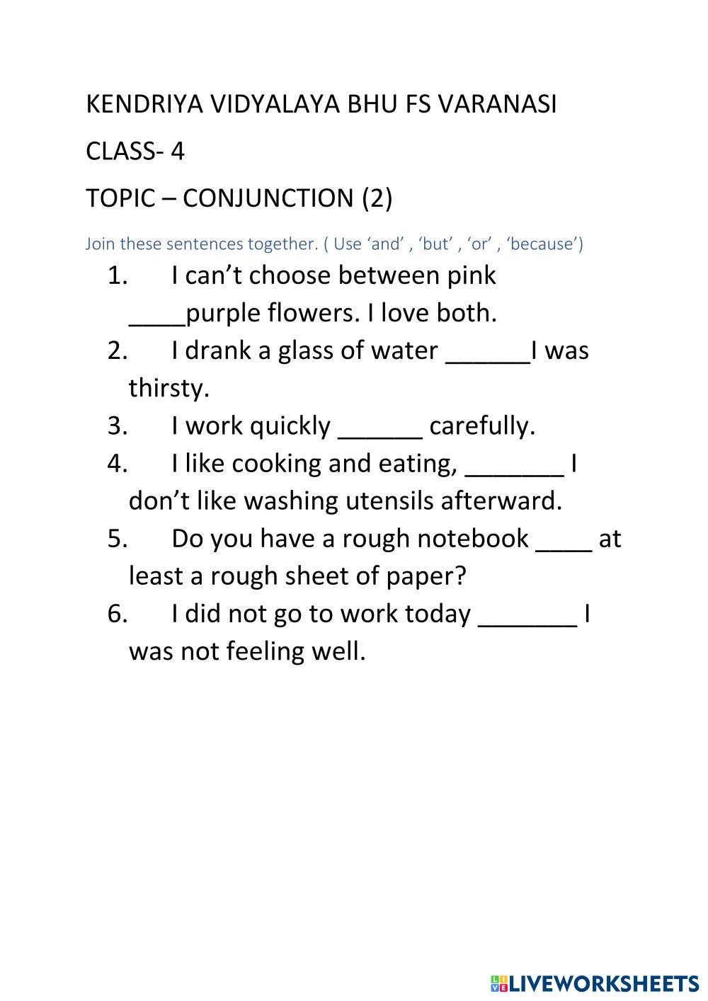 joining words | Free Interactive Worksheets | 7122271