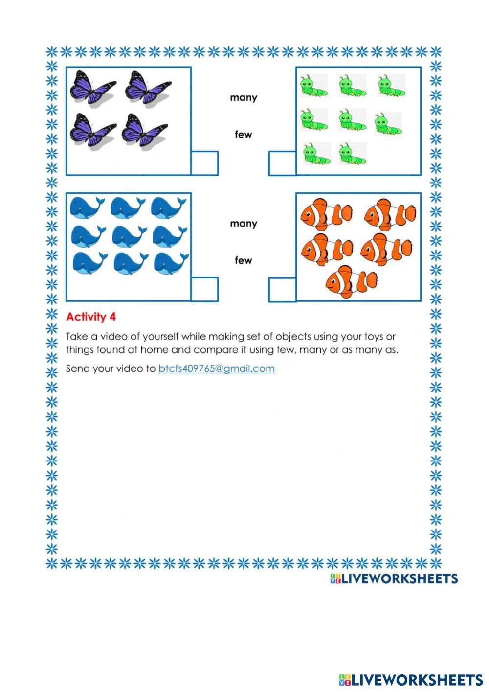 Few and Many 7123501 | Honeyleth M. Regis | Live