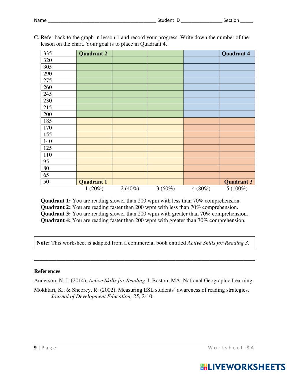 Worksheet 8A | Live Worksheets