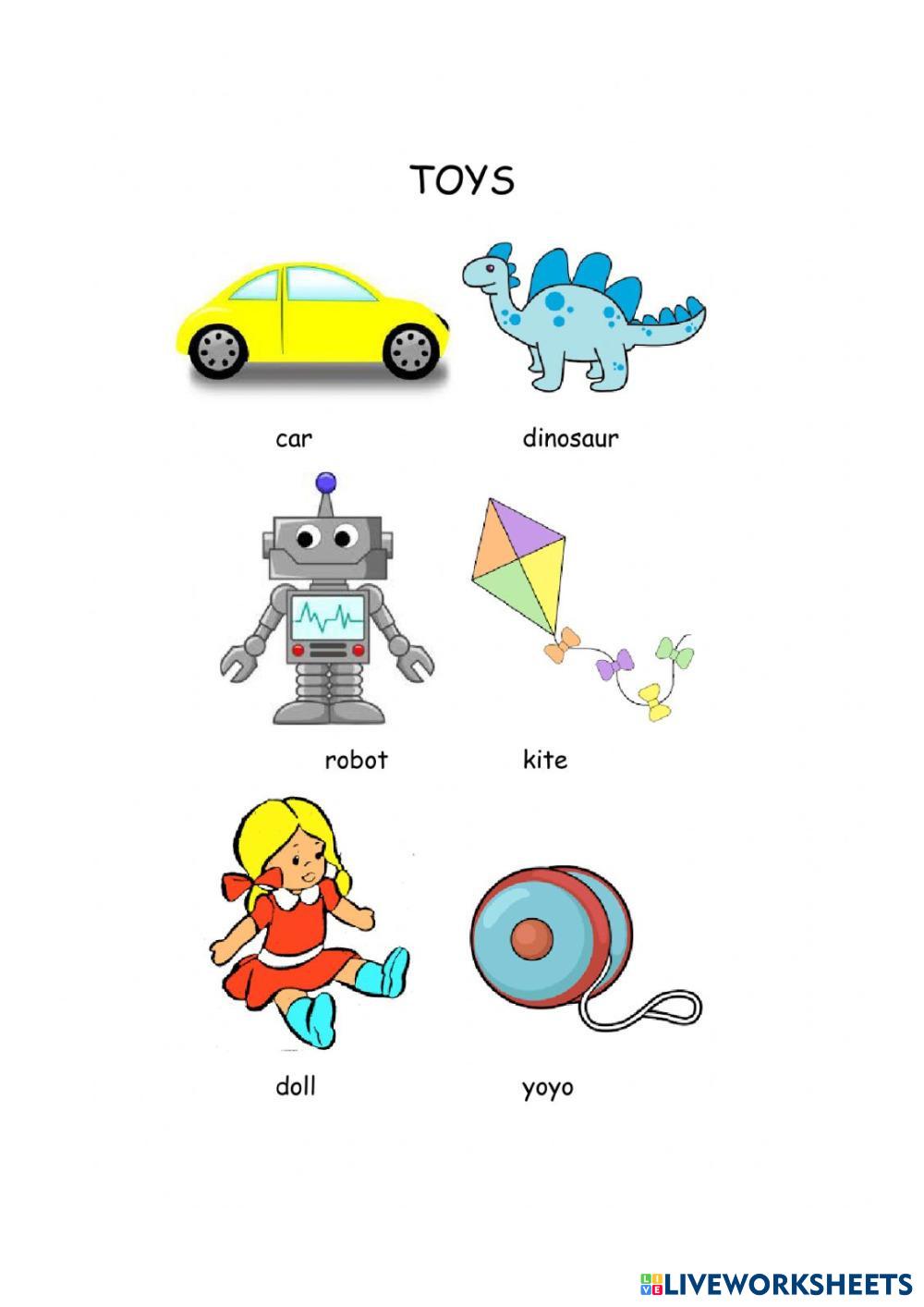 Toys | Live Worksheets