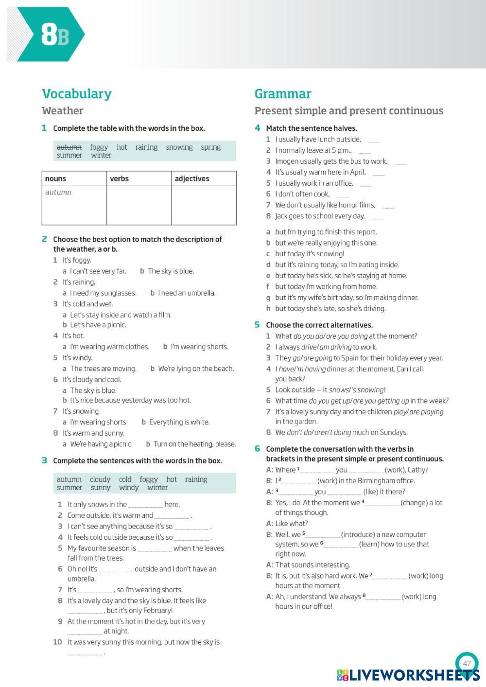 7126044 | roadmap A2 8B | katushel | LiveWorksheets 7126044 | roadmap A2 8B | katushel | LiveWorksheets