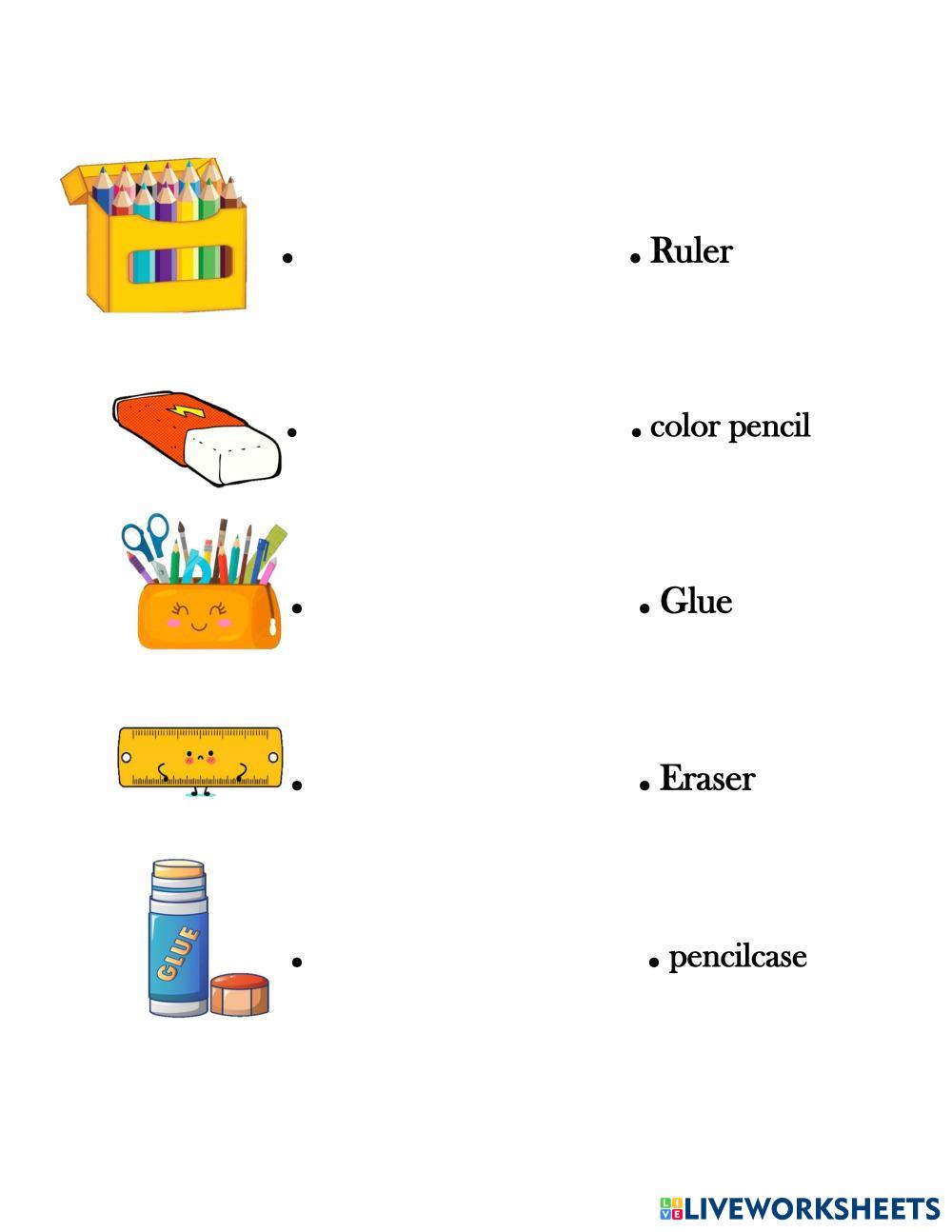 classroom objects | Live Worksheets