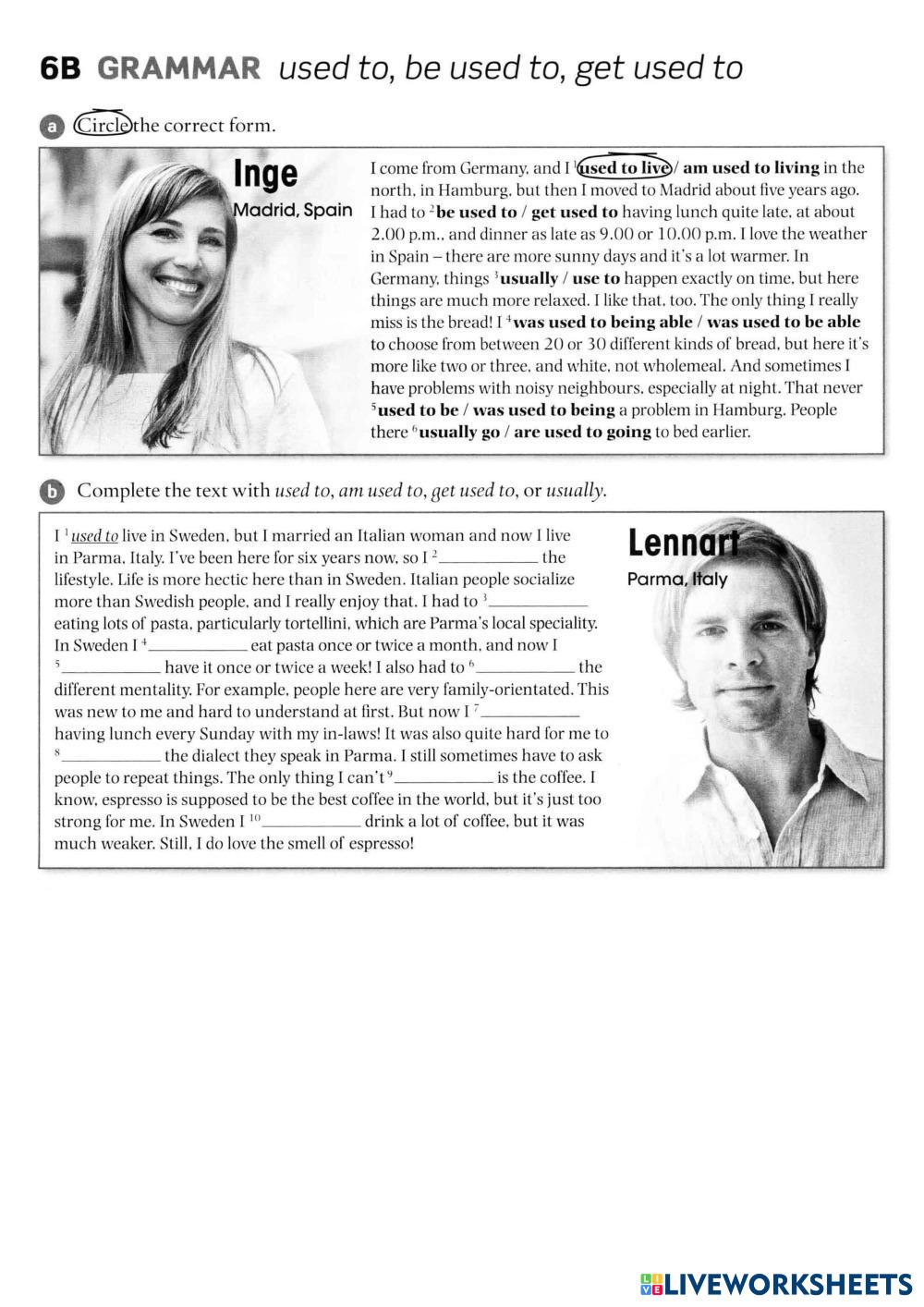 7127231 | used to get used to | Isadora Butyńska