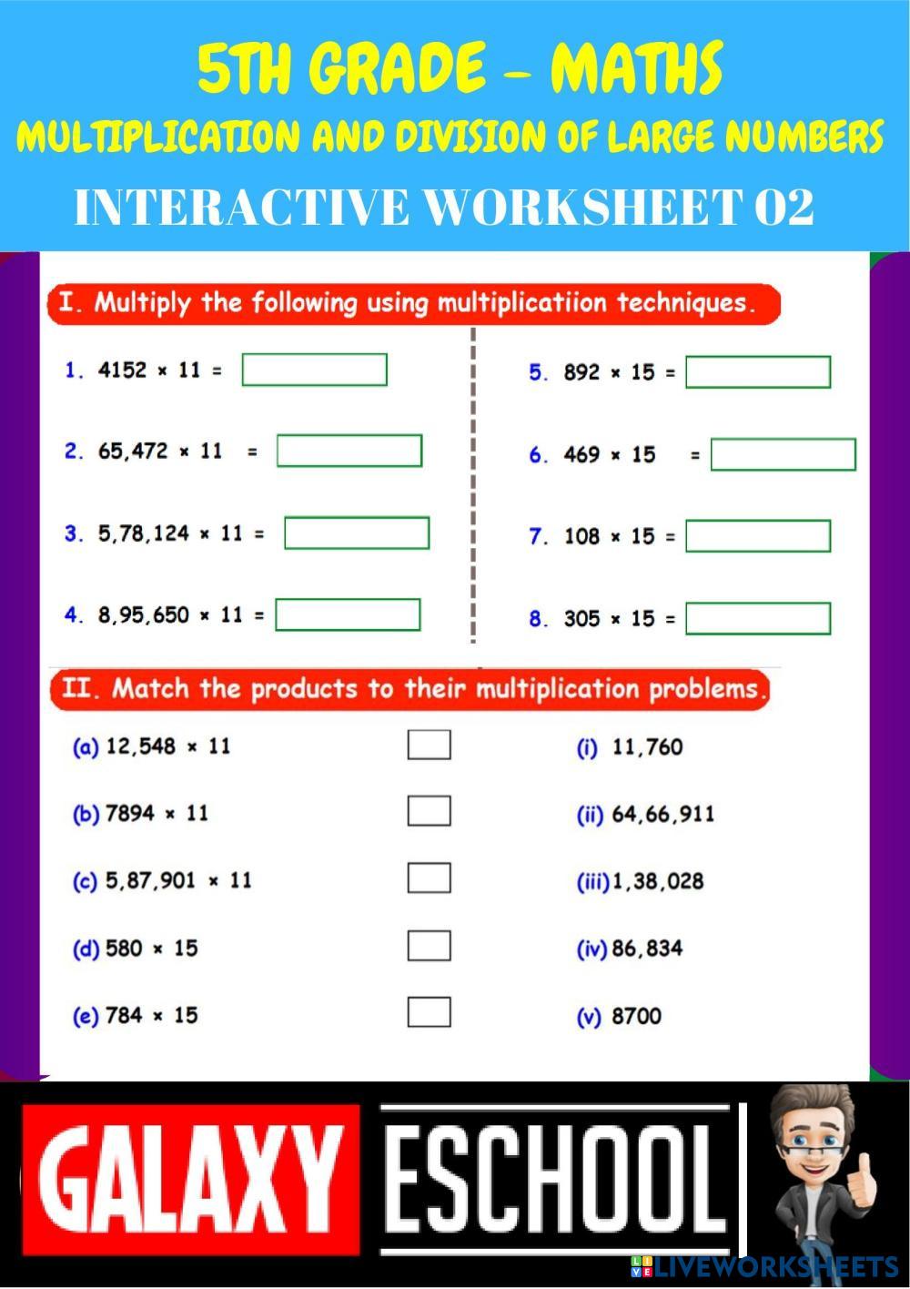 5th-maths-ps02-multiplication and division of large numbers-Galaxy ...