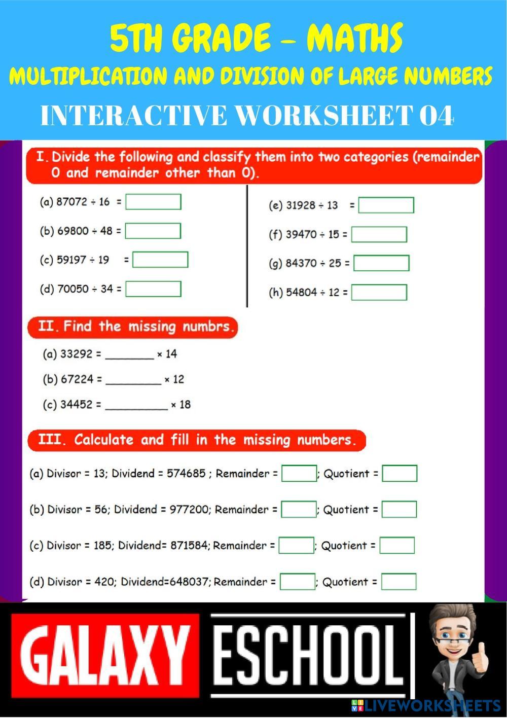 Galaxyeschool | 5th-maths-ps04-multiplication and