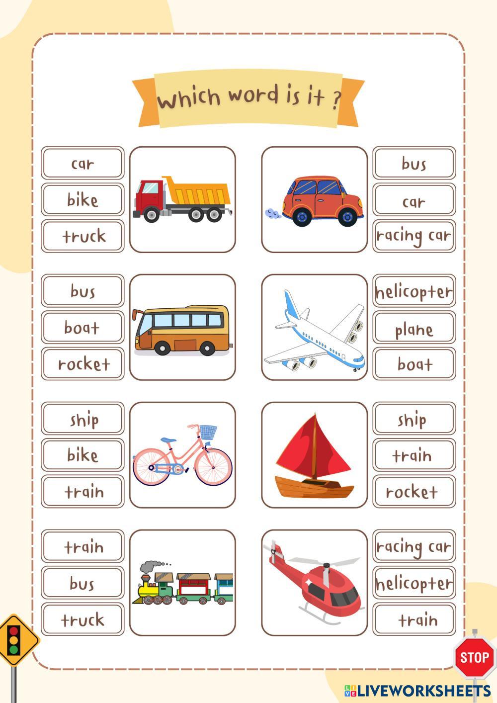 vocabulary | Live Worksheets