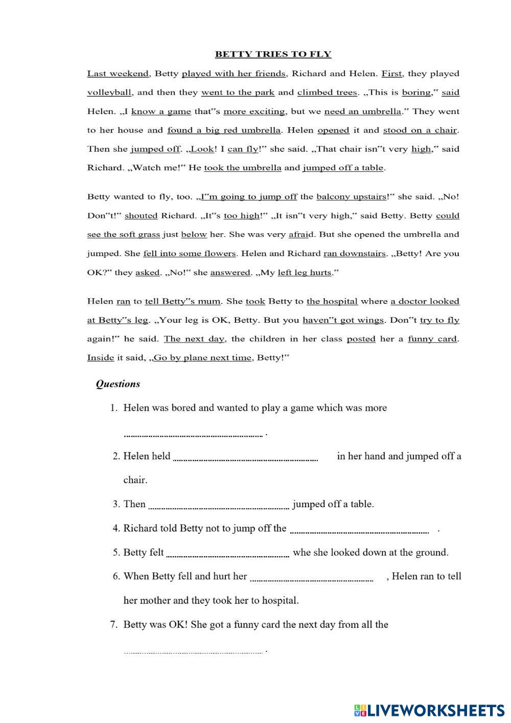flyers -part 5 | Live Worksheets