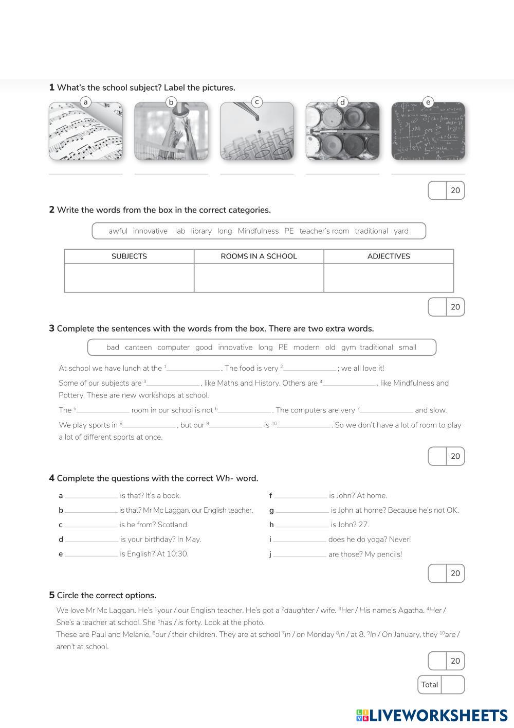 LIGHT UP1 - UNI… | Free Interactive Worksheets | 7128609