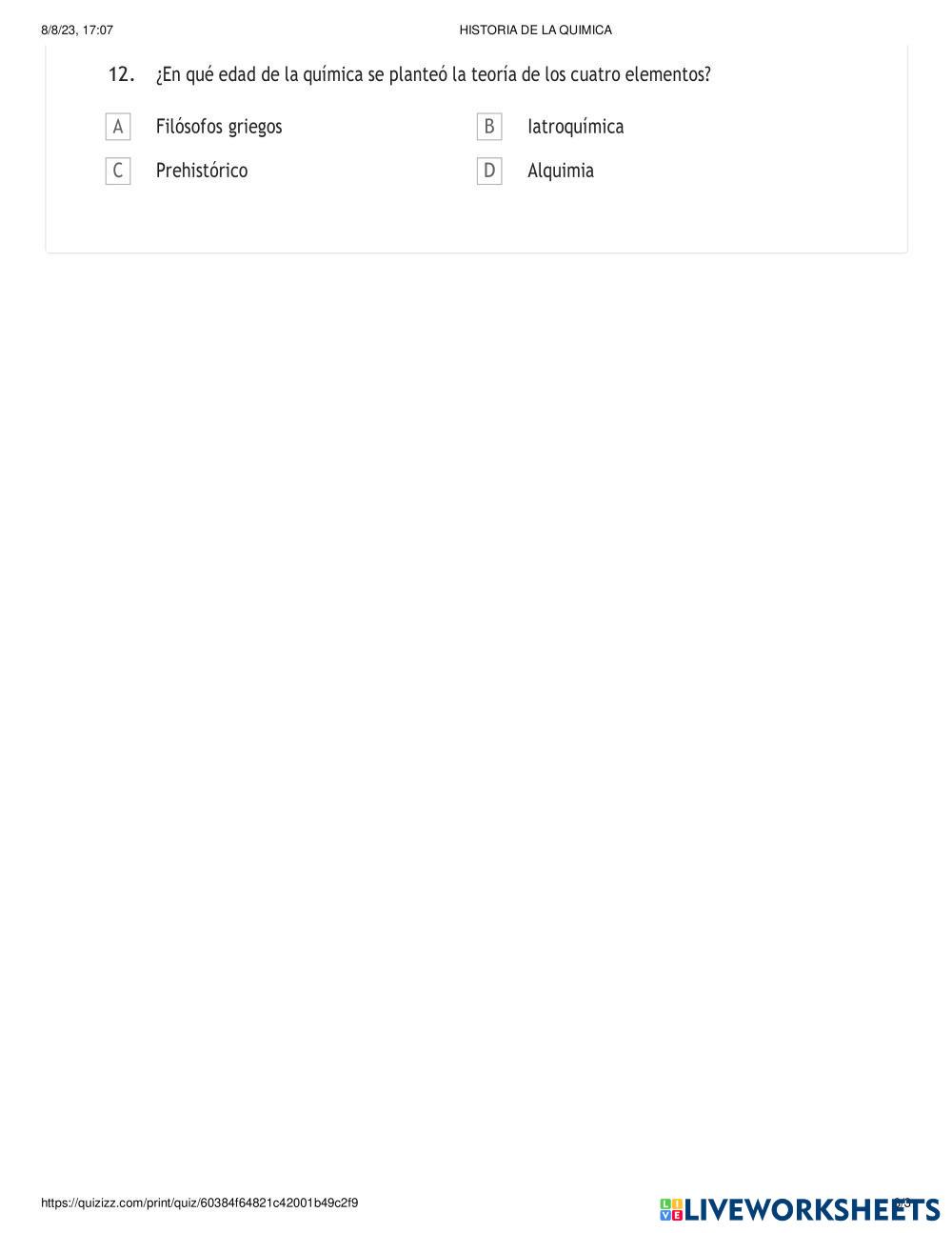 Historia De La Free Interactive Worksheets 7129040 historia-de-la-free-interactive-worksheets-7129040