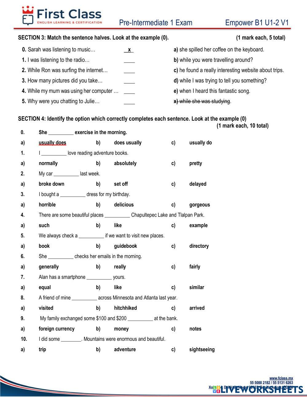 7053655 | PRE-INTERMEDIATE 1 | firstclassenglish
