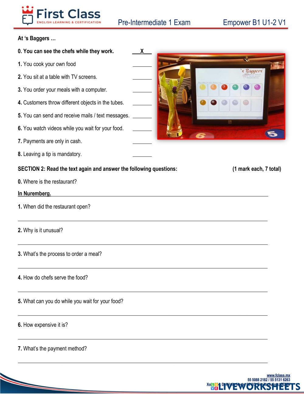 7053655 | PRE-INTERMEDIATE 1 | firstclassenglish