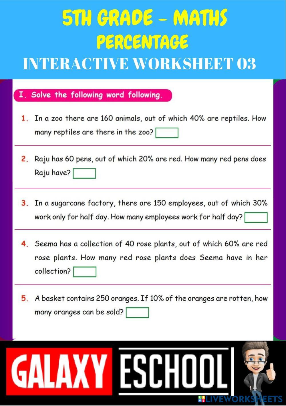 7129889 | 5th-maths-ps03- percentage - ch 08-Galaxy