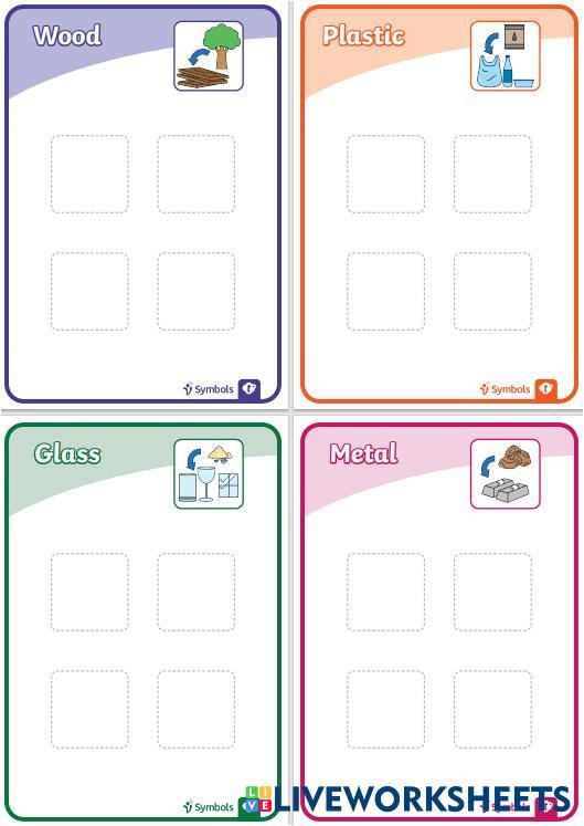 Materials | Live Worksheets