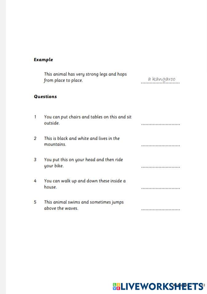 WS 10_READING & WRITING | Live Worksheets