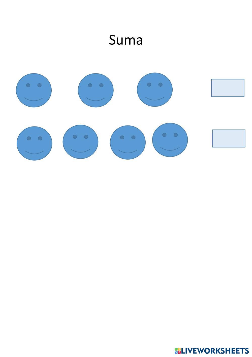 Contar elementos | Live Worksheets