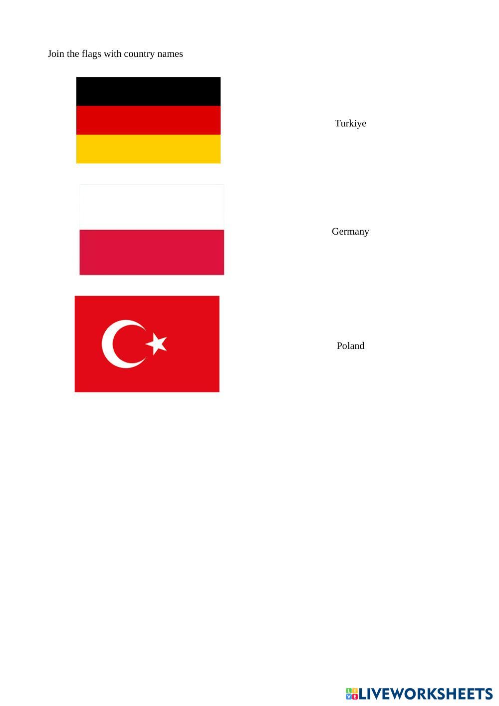 Countries | Live Worksheets