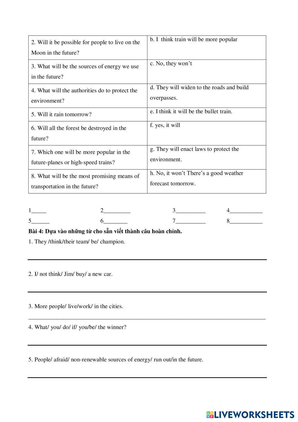 Unit 11 | Live Worksheets