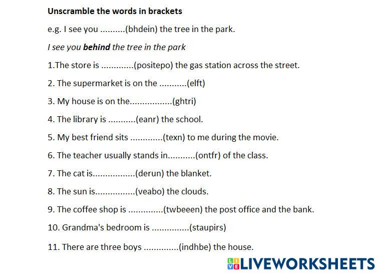 7136004 | prepositions: in front of, next to, near, on