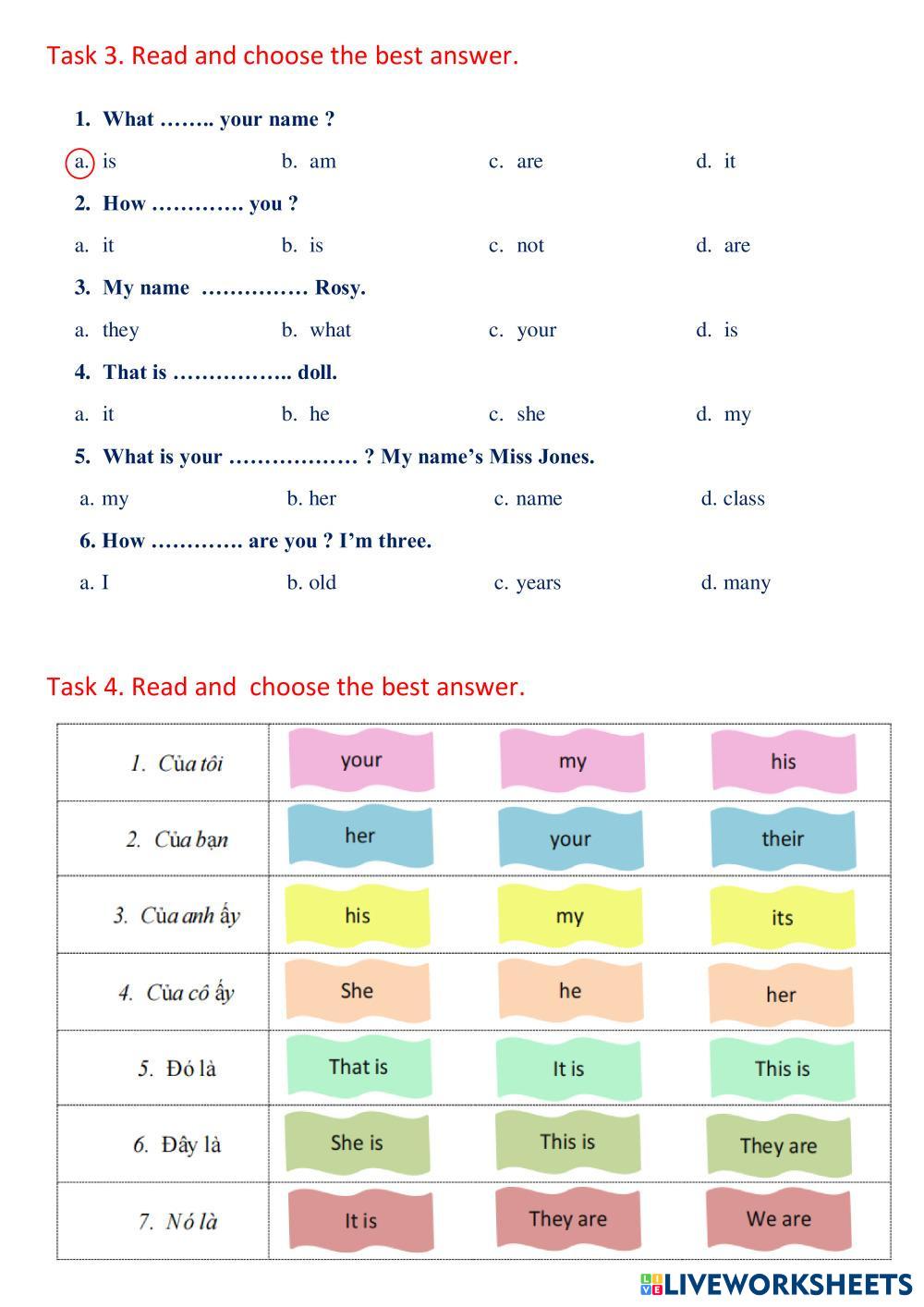 Ms Phuong_FF3_Unit 2_ Lesson 6 | Live Worksheets