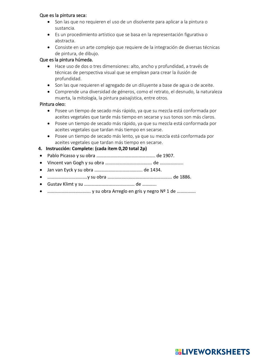 EXAMEN 8 | Live Worksheets
