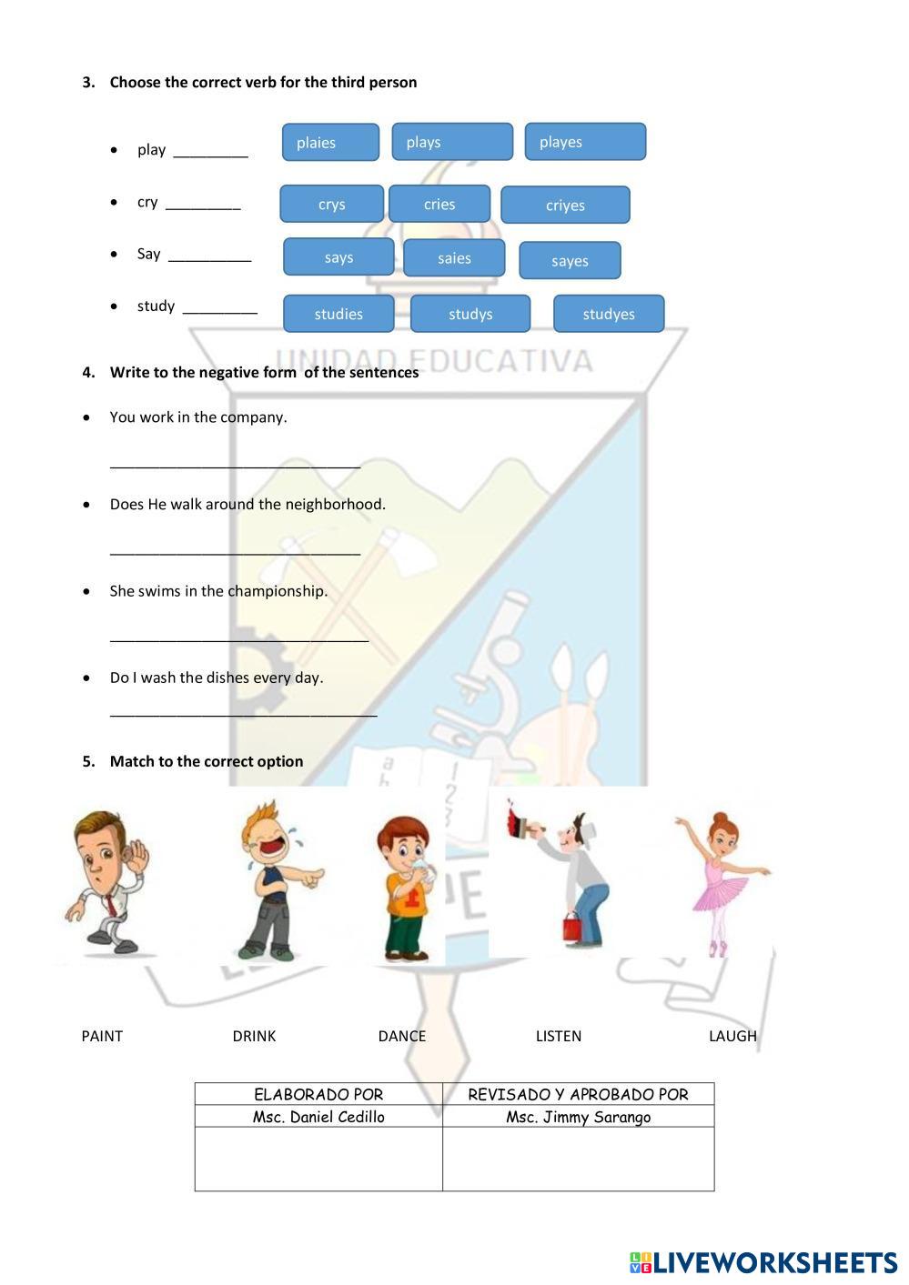 Recuperación | Live Worksheets