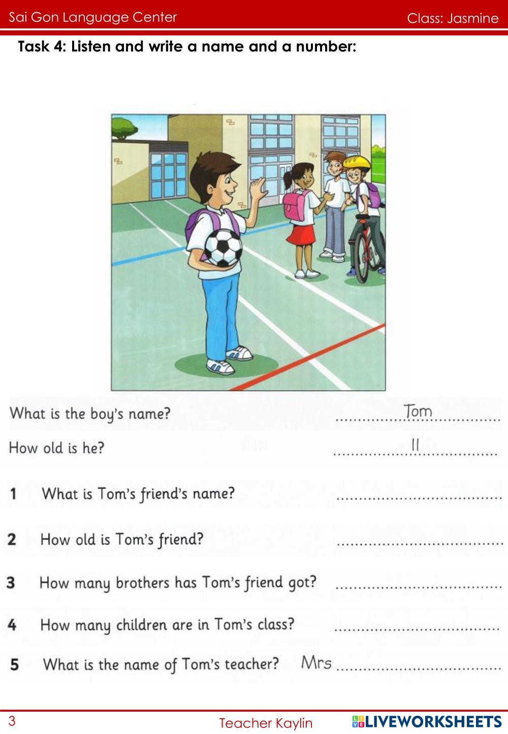 Jasmine 19/08 | Free Interactive Worksheets | 7139900