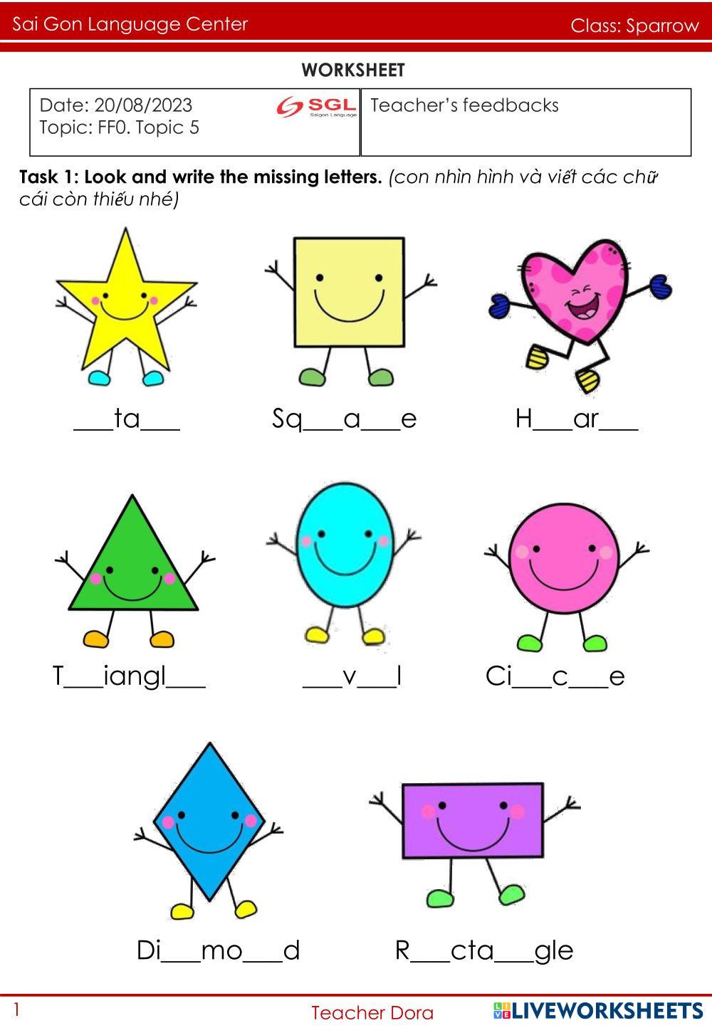 Sparrow 20/08 | Live Worksheets