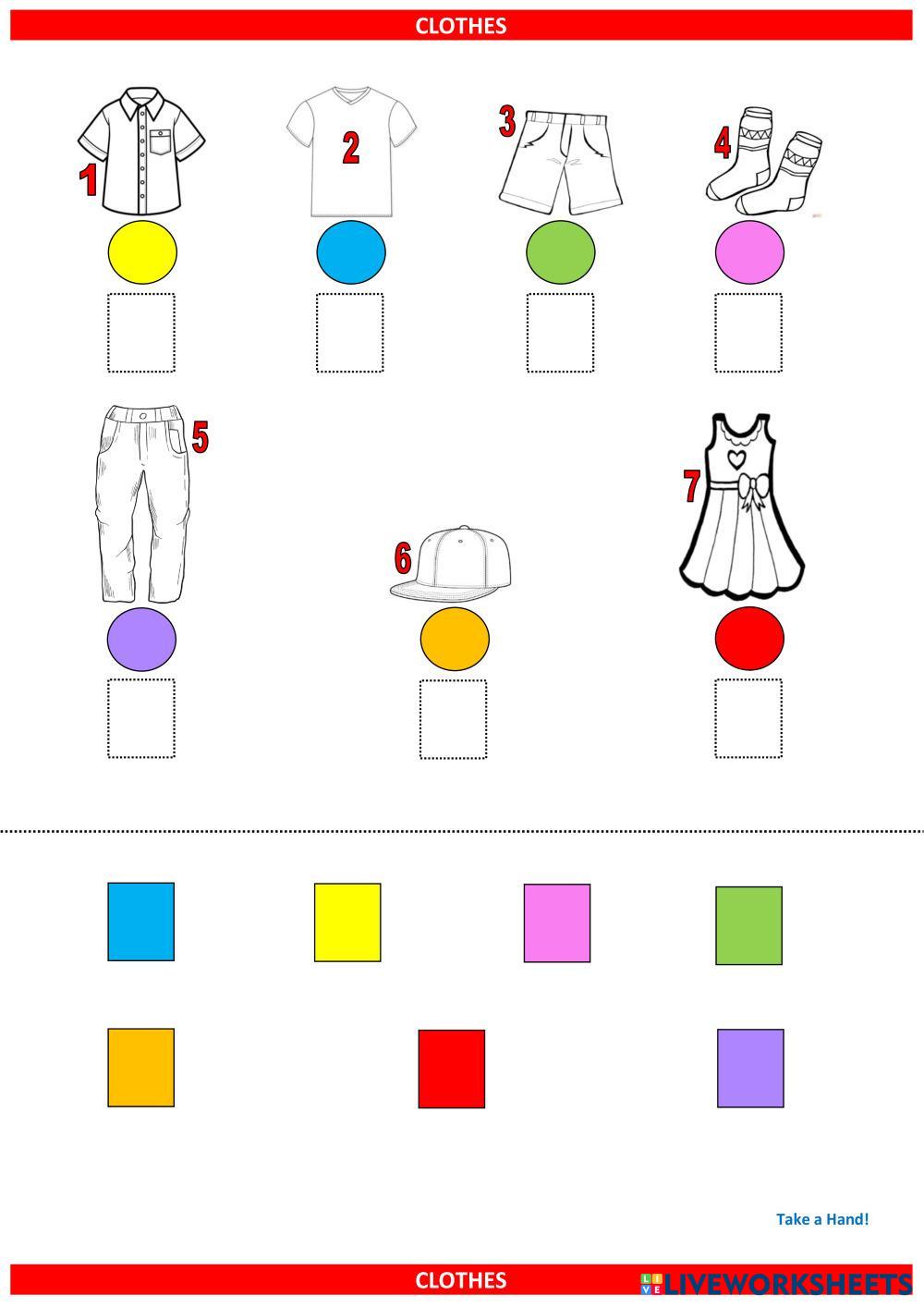 Clothes for kids | LiveWorksheets | 7144652