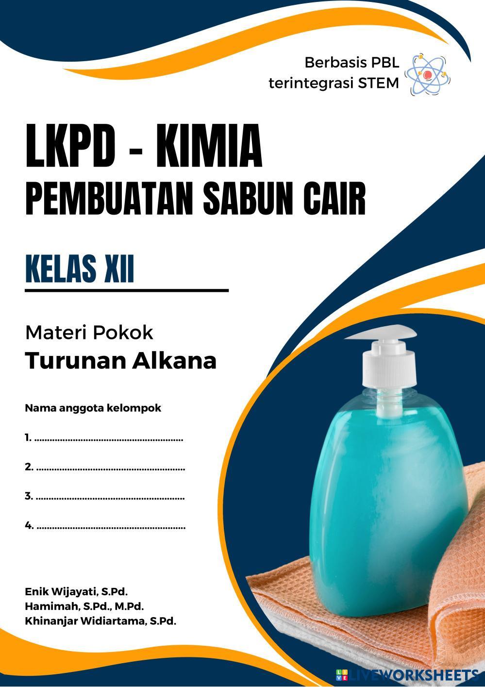 PEMBUATAN SABUN CAIR | Live Worksheets