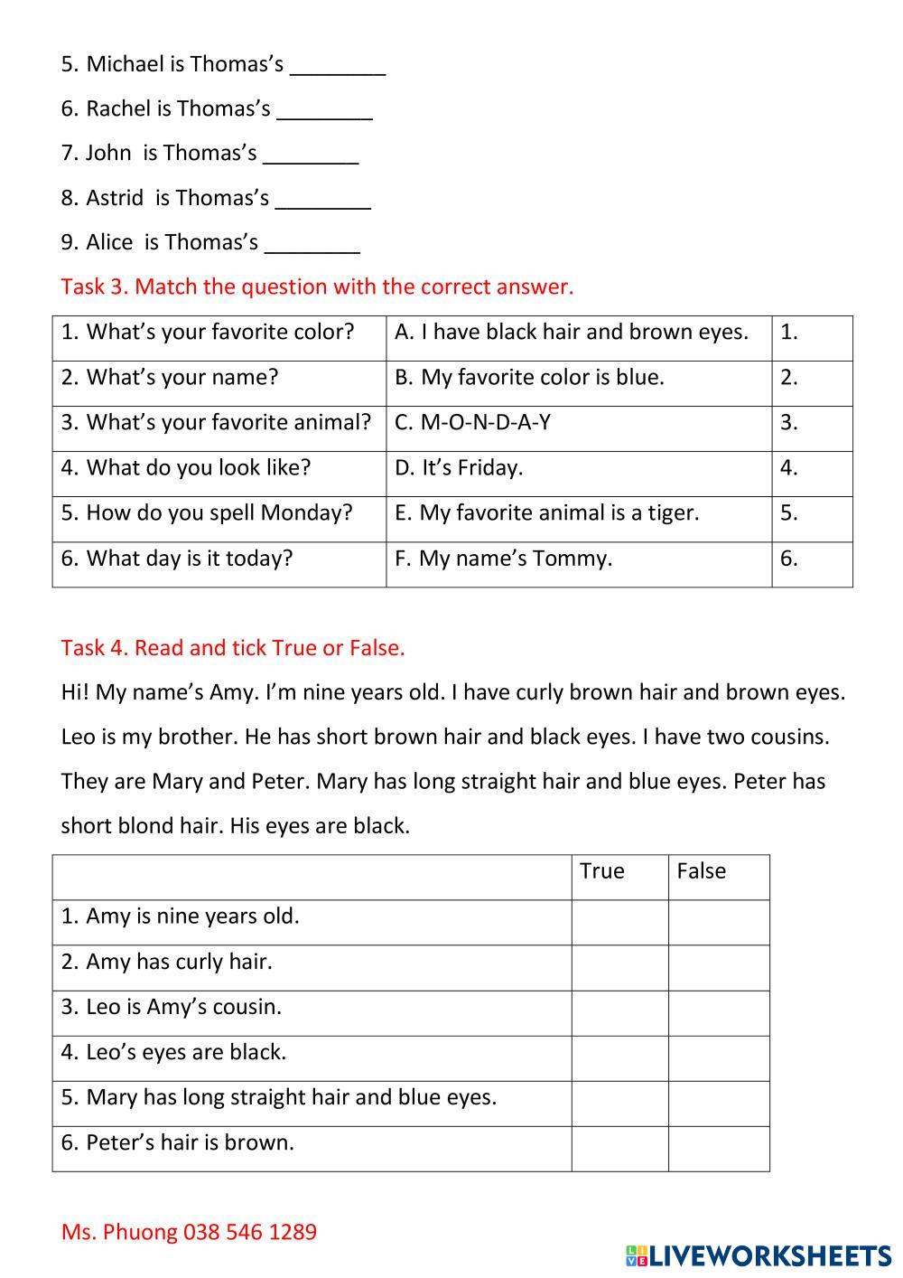 FF4_Unit starter _lesson 5 | Live Worksheets