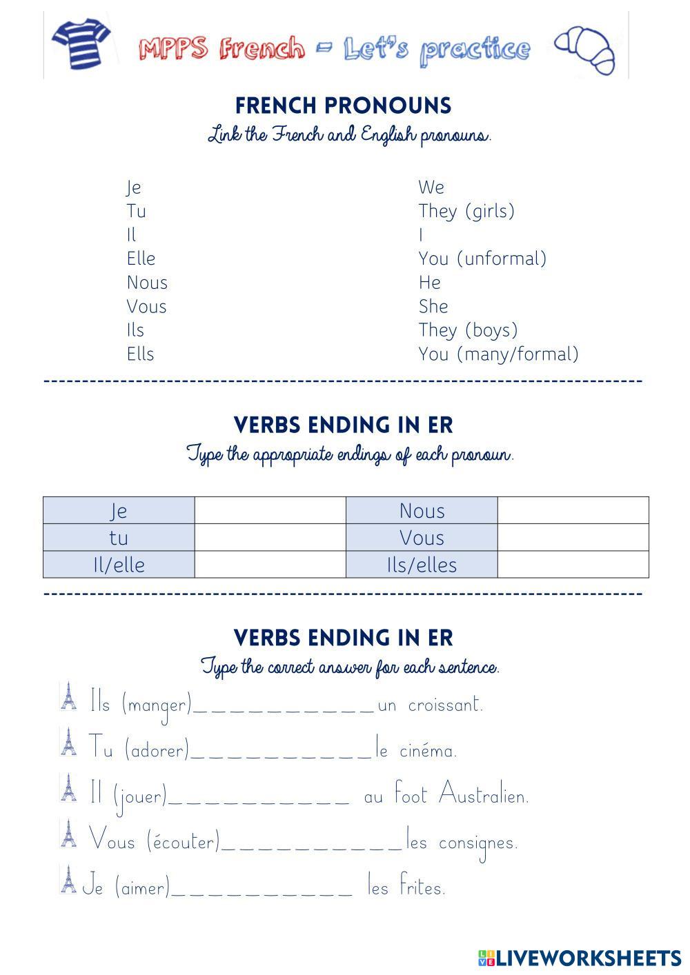 Practice -Verbs… | Free Interactive Worksheets | 7148171