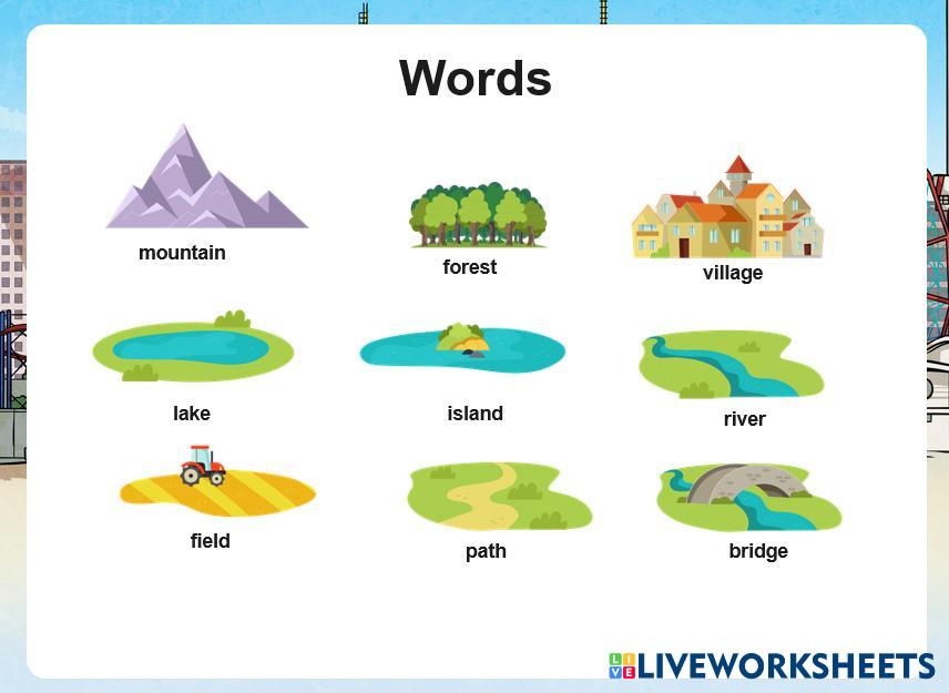 words | Live Worksheets