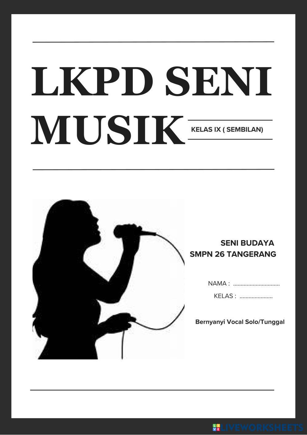 BERNYANYI VOCAL SOLO | Live Worksheets