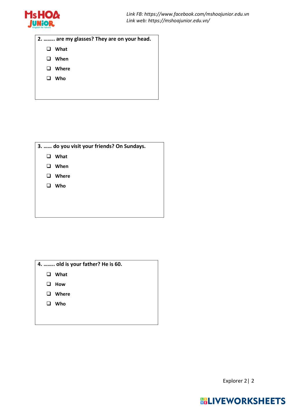 L2 | Live Worksheets