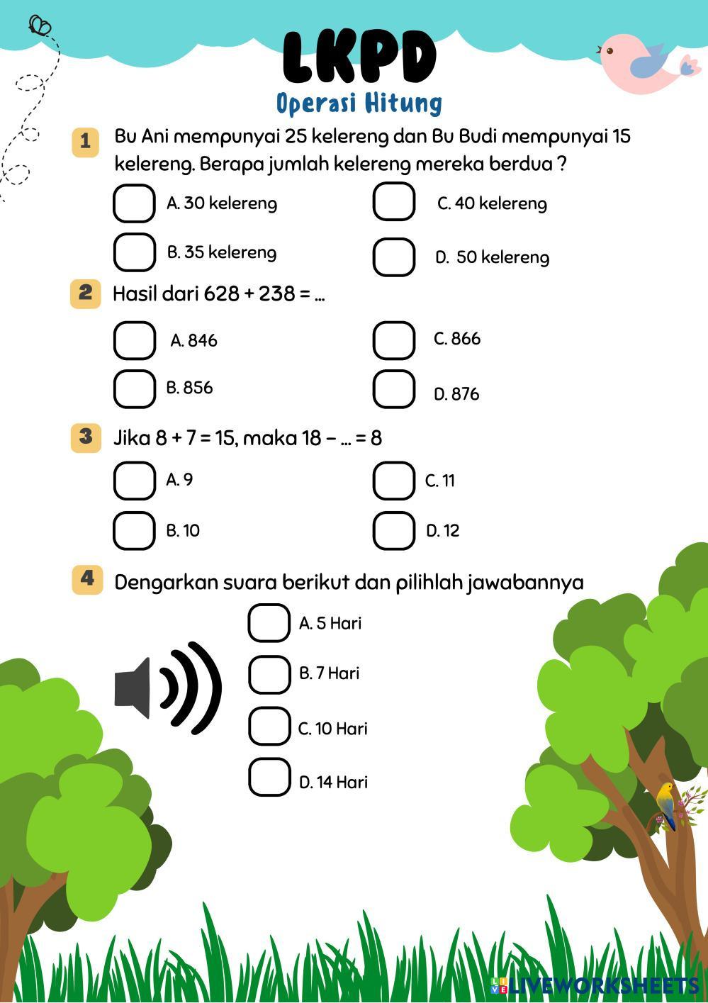 LKPD Matematika | Live Worksheets