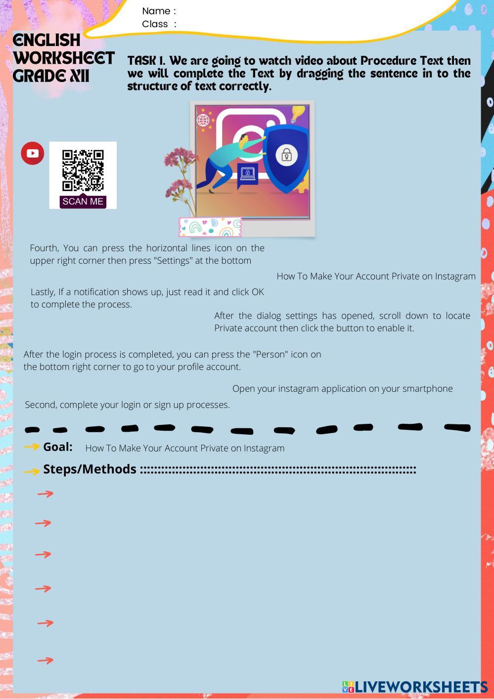 Arranging A Pro… | Free Interactive Worksheets | 7151357