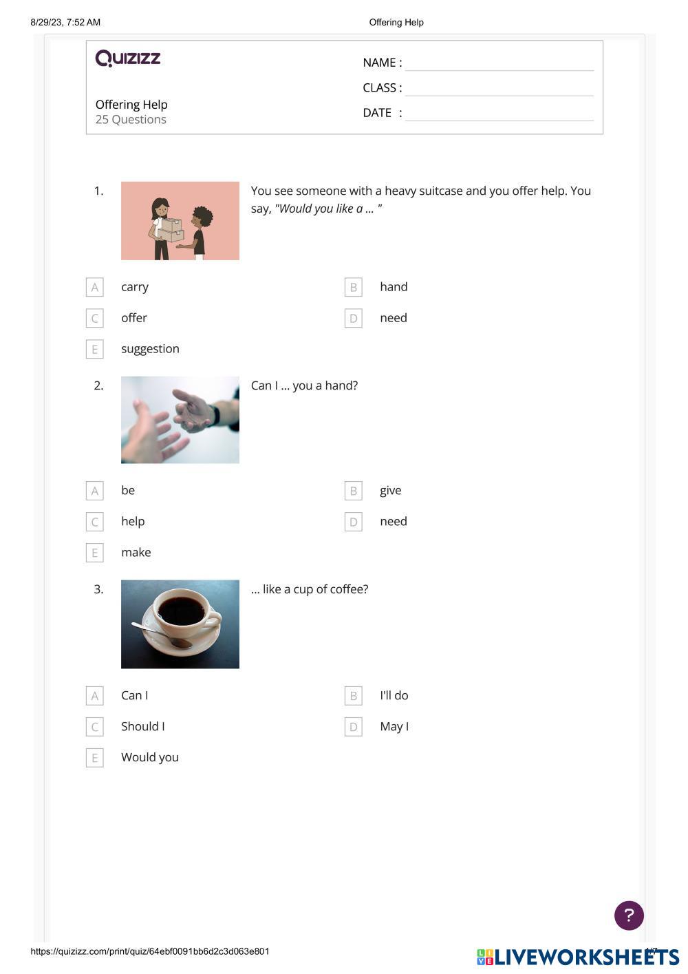 EXPRESSING OFFER 2813 | risaworksheet | Live