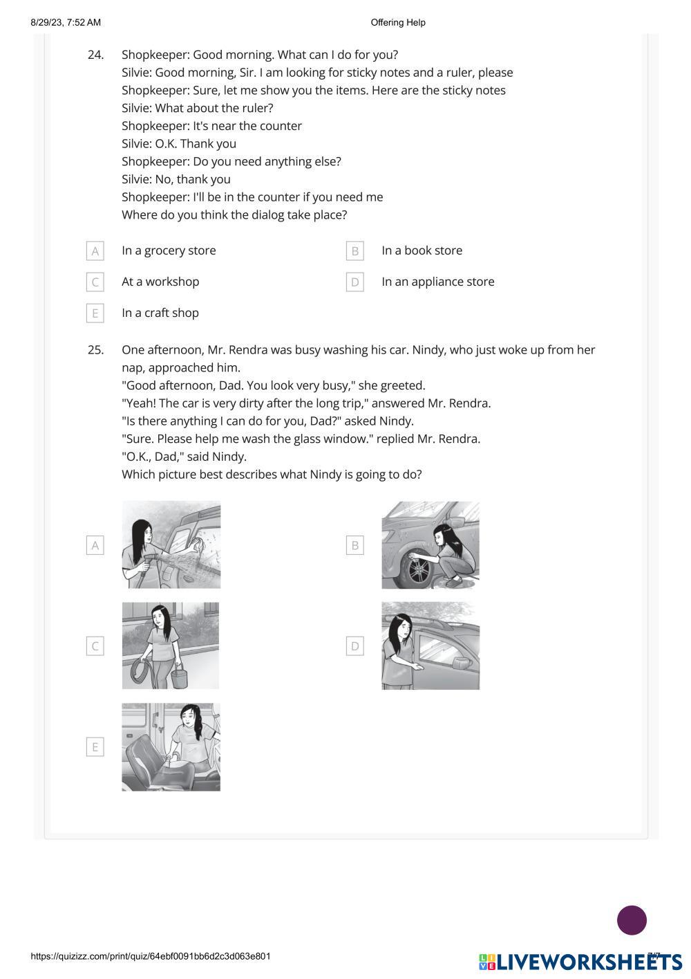 EXPRESSING OFFER 2813 | risaworksheet | Live