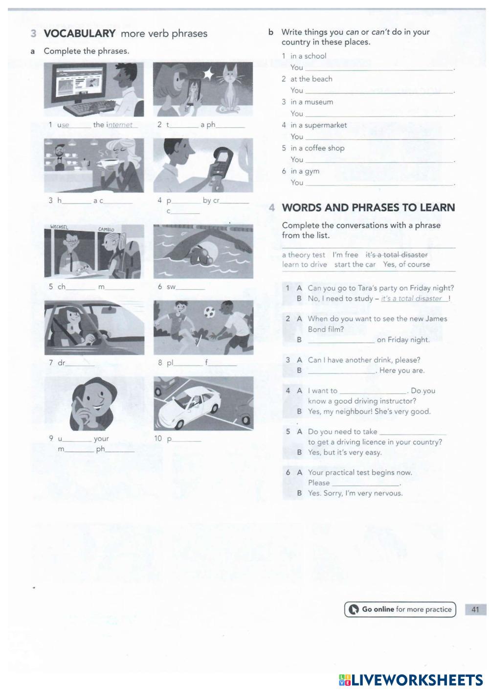 beginner 8a | Live Worksheets